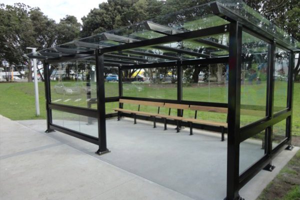 Modular bus shelters - ARA Shelters & Structures