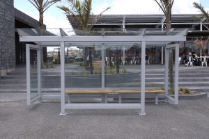 Modular bus shelters - ARA Shelters & Structures